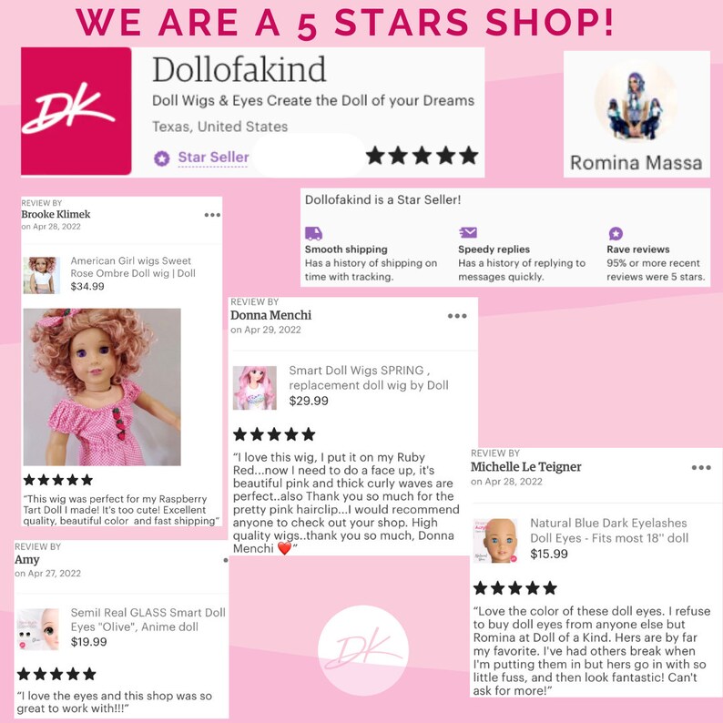 Glass Smart Doll Eyes PRISMA Collection ONE "violet"- Anime Semi Real ...