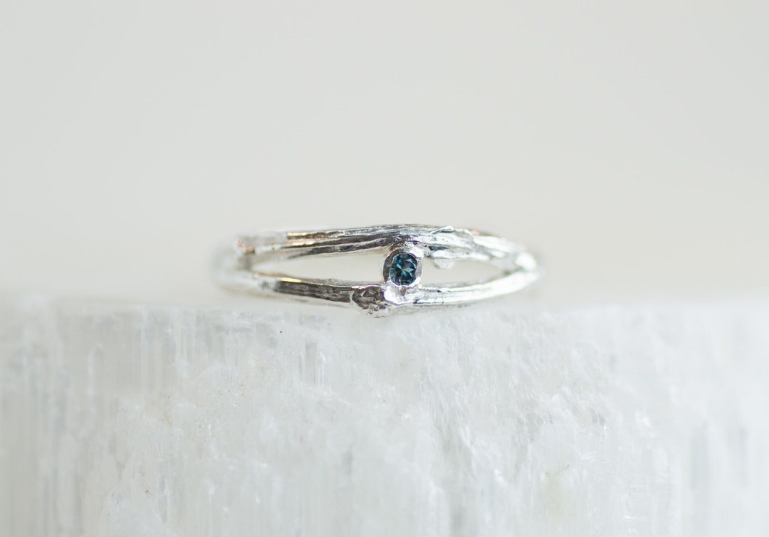 Looking Tree Ring, Branch Ring, Stone and Twig Ring, Nature Ring ...