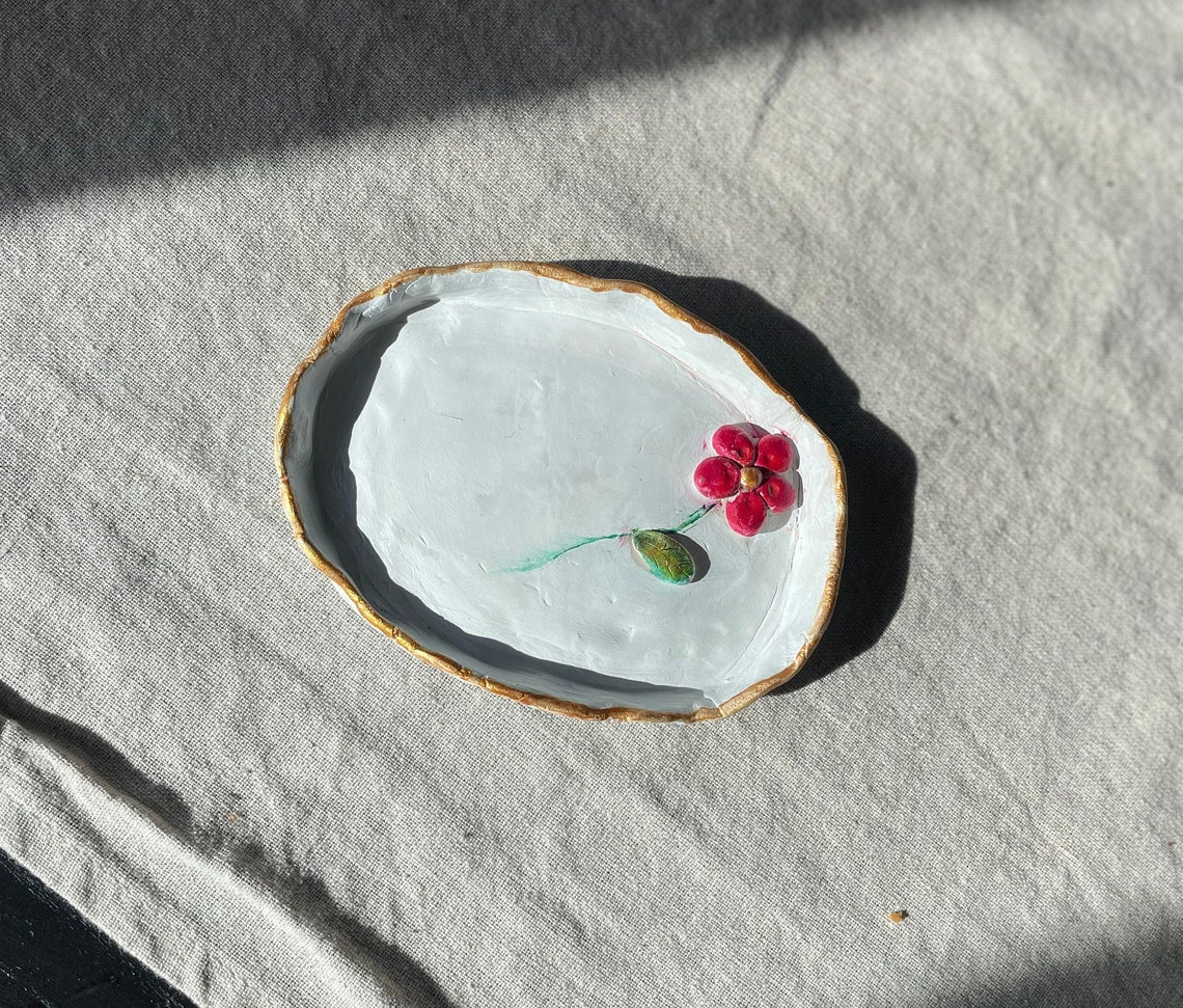 Clay Ring Dish Dish Set Clay Catch All Dish Ring Bowl Clay - Etsy