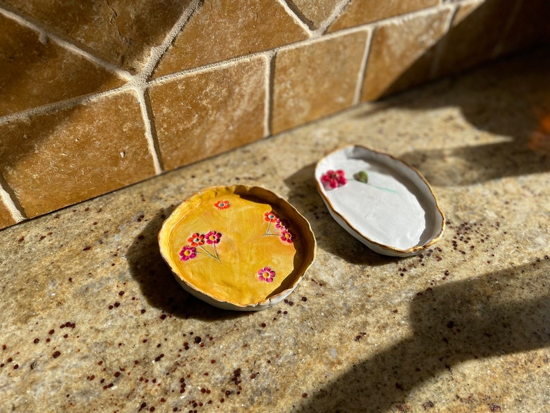 Clay Ring Dish Dish Set Clay Catch All Dish Ring Bowl Clay - Etsy