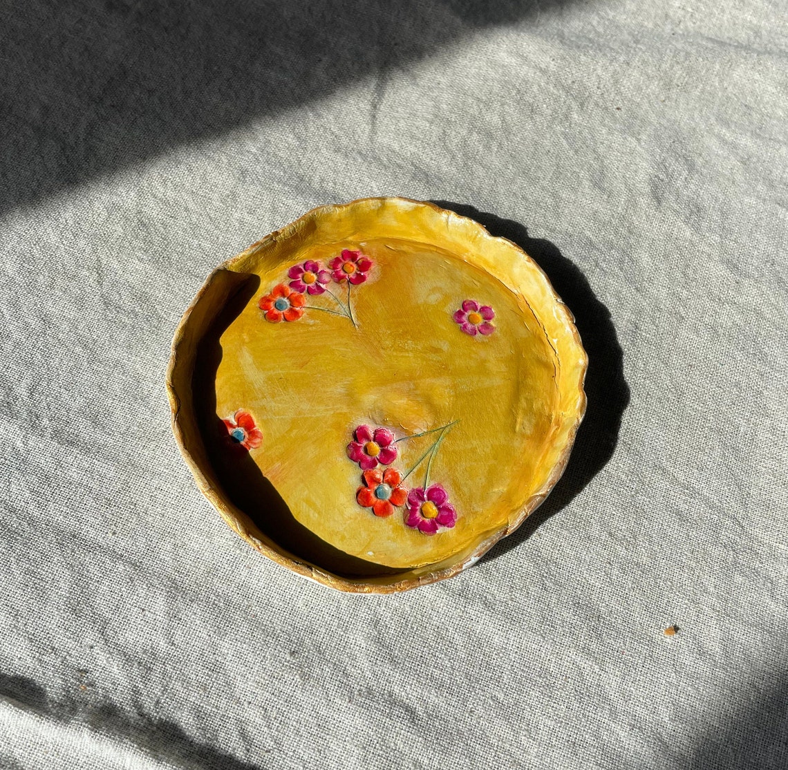 Clay Ring Dish Dish Set Clay Catch All Dish Ring Bowl Clay - Etsy