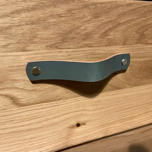 Thick Flat Leather Drawer Handles Leather Cabinet Pulls - Etsy