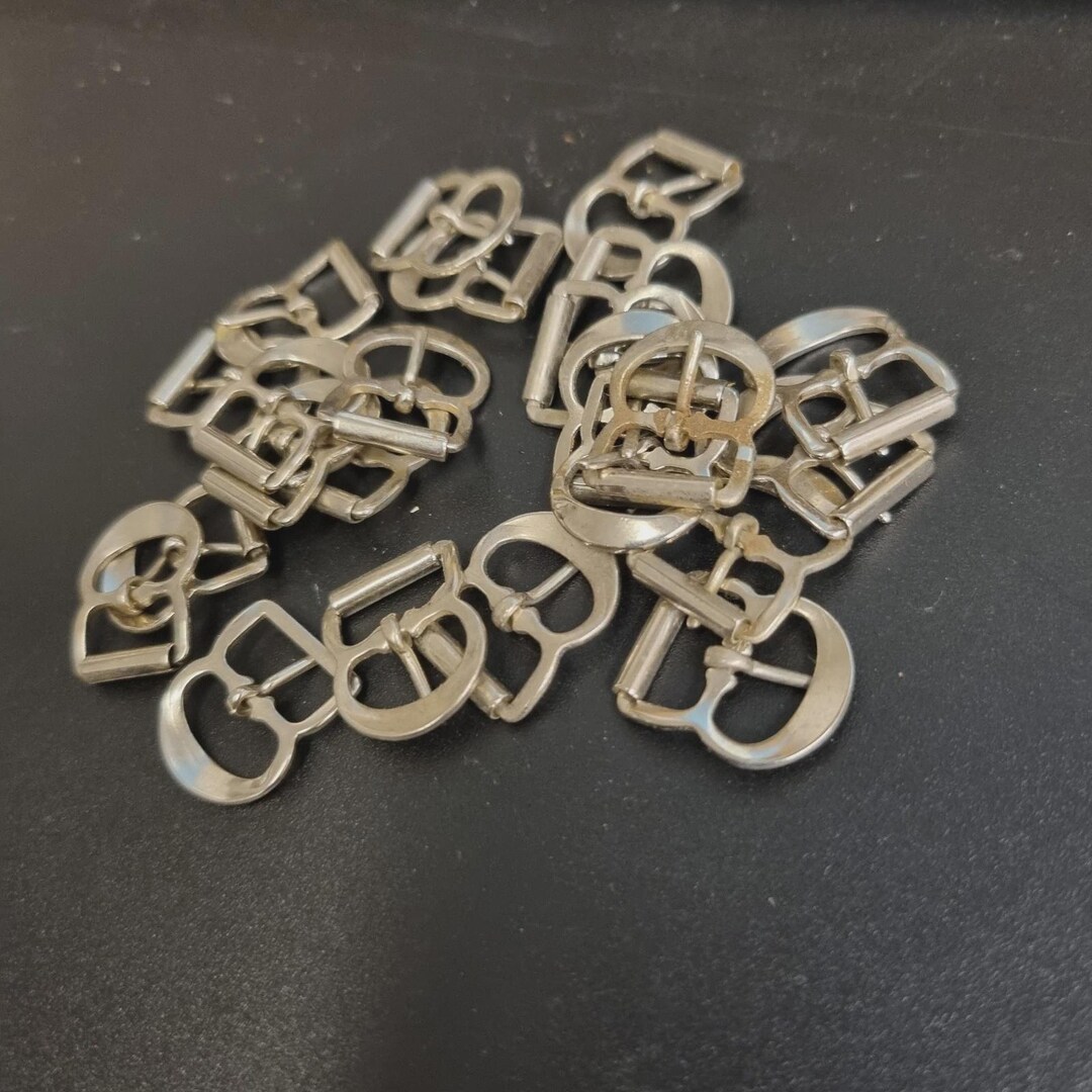 12mm Inner Mini Buckle Nickle Plated X25 - Etsy