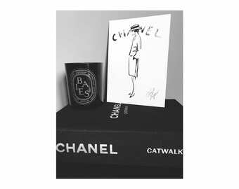 Chanel drawing | Etsy