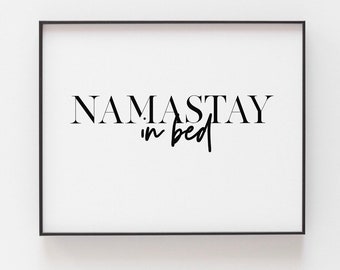 Namastay in bed | Etsy