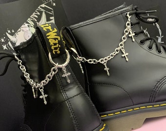 ALT SPIKE BOOT Chain Charms Hardware Grunge Charm, Shoe Accessories ...