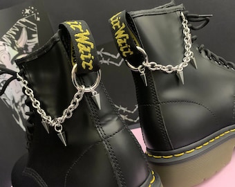 BOOT CHAIN CHARMS, Hardware Grunge Punk Charm, Shoe Accessories, Boot ...