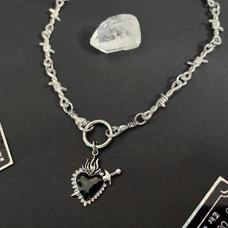 Goth Necklace Hand Made - Etsy