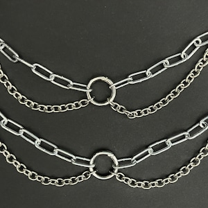 HARDWARE DOUBLE STEEL Boot Chains, O Ring Boot Charm, Chunky Grunge ...