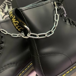 CHUNKY O RING Boot Chain Charms, Gothic Hardware, Grunge Charm, Shoe ...