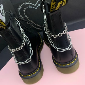 BOOT CHAIN CHARMS, Hardware Grunge Punk Charm, Shoe Accessories, Boot ...