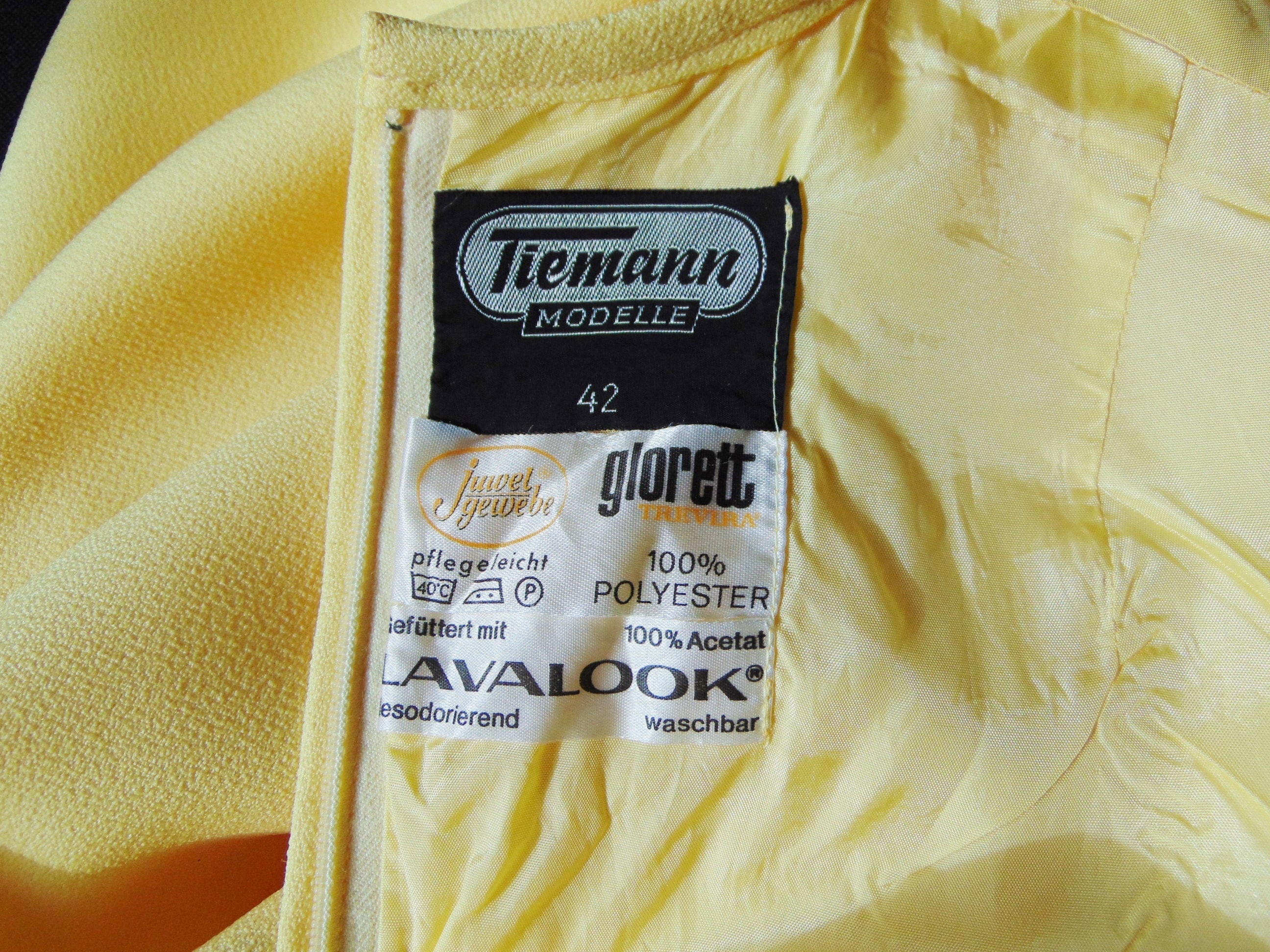 Vintage 60s Bright Yellow Mod Go Go Long Maxi Dress UK Size - Etsy