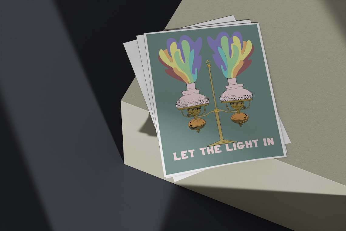 Let the Light in Poster Art Print - Etsy