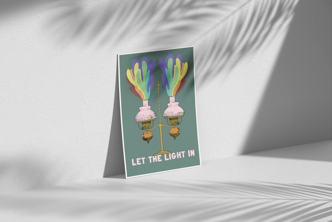 Let the Light in Poster Art Print - Etsy