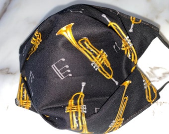 Music Face Mask - Etsy