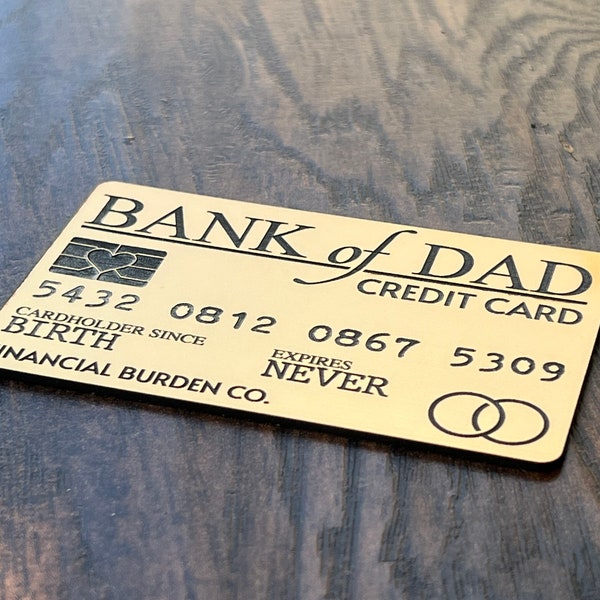 Prop Credit Card - Etsy