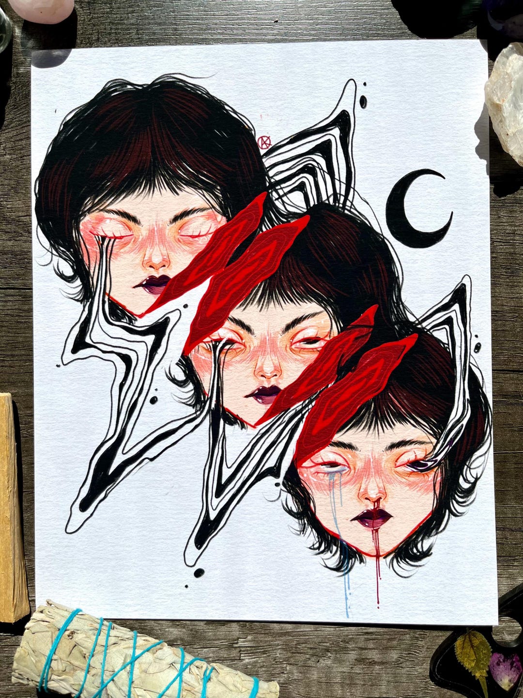 Moods, Dark Art Print: Morbid Body Horror, (8x10) - Etsy