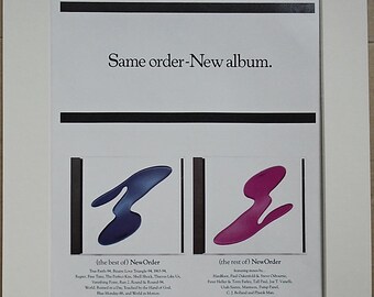 New Order Poster - Etsy