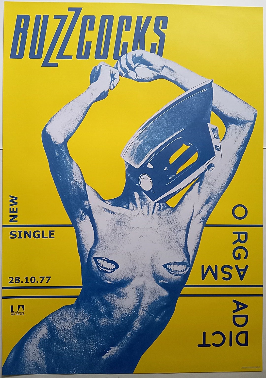 PUNK POSTER BUZZCOCKS Orgasm Addict Early 2000s Vintage Repro Classic Punk Rock Poster - Etsy