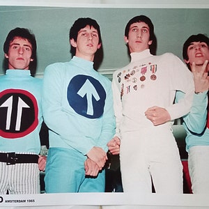 THE WHO Poster Pete Townshend Roger Daltrey Amsterdam 1965 My ...