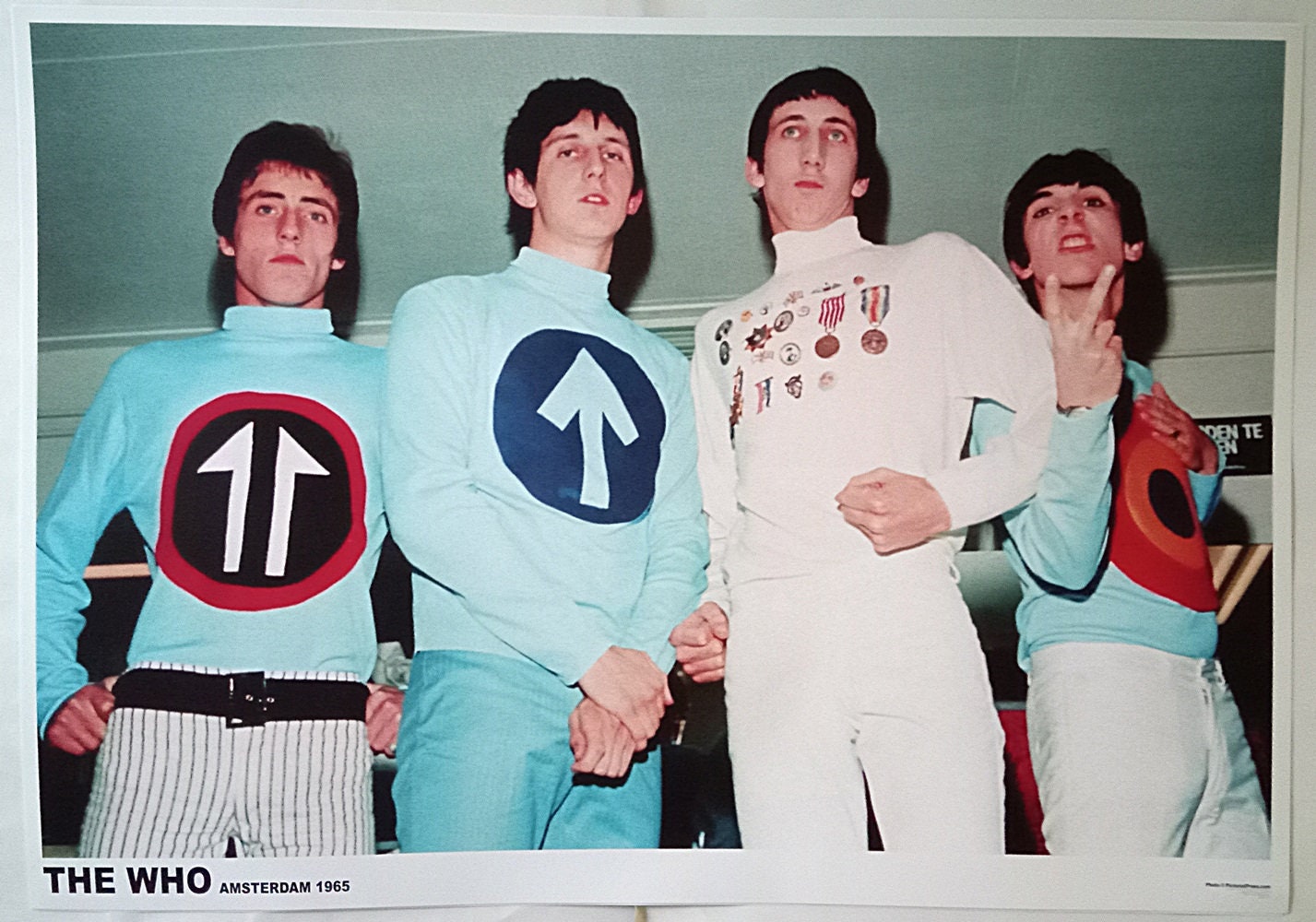 THE WHO Poster Pete Townshend Roger Daltrey Amsterdam 1965 My ...