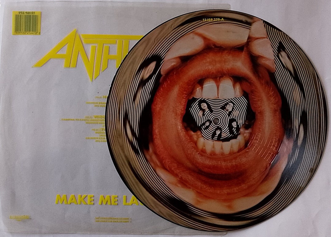 Anthrax Vinyl Make Me Laugh Thrash Metal Original 1988 Uk 12 Inch