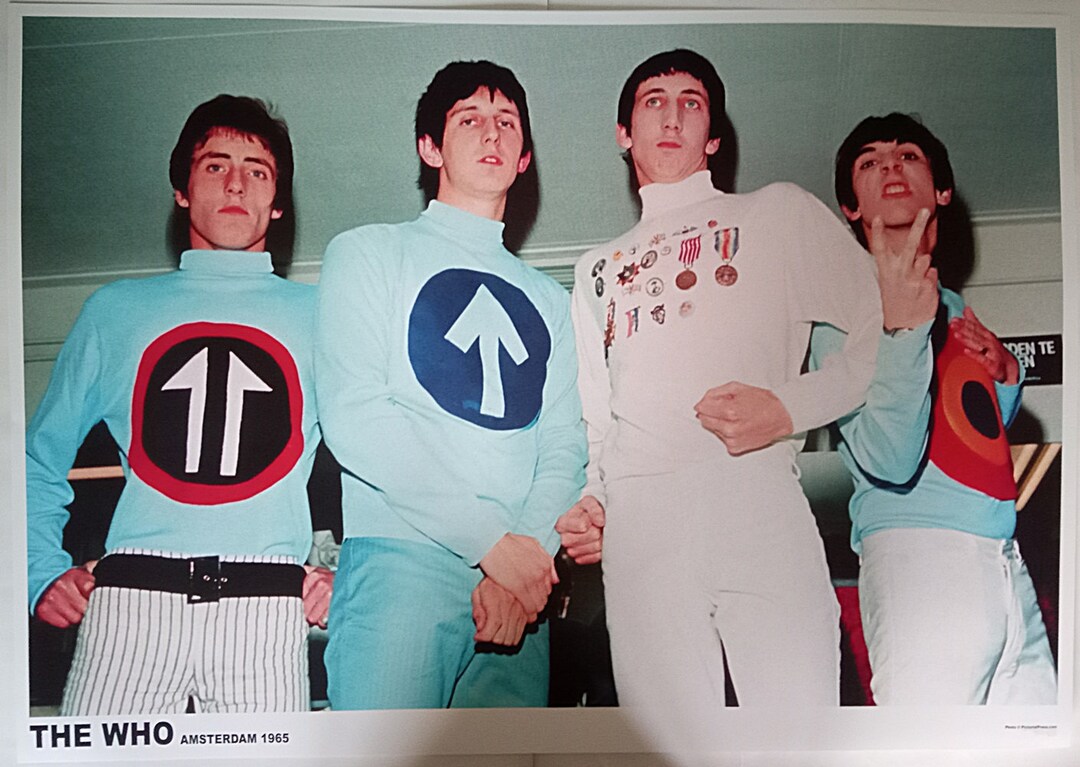 THE WHO Poster Pete Townshend Roger Daltrey Amsterdam 1965 My ...
