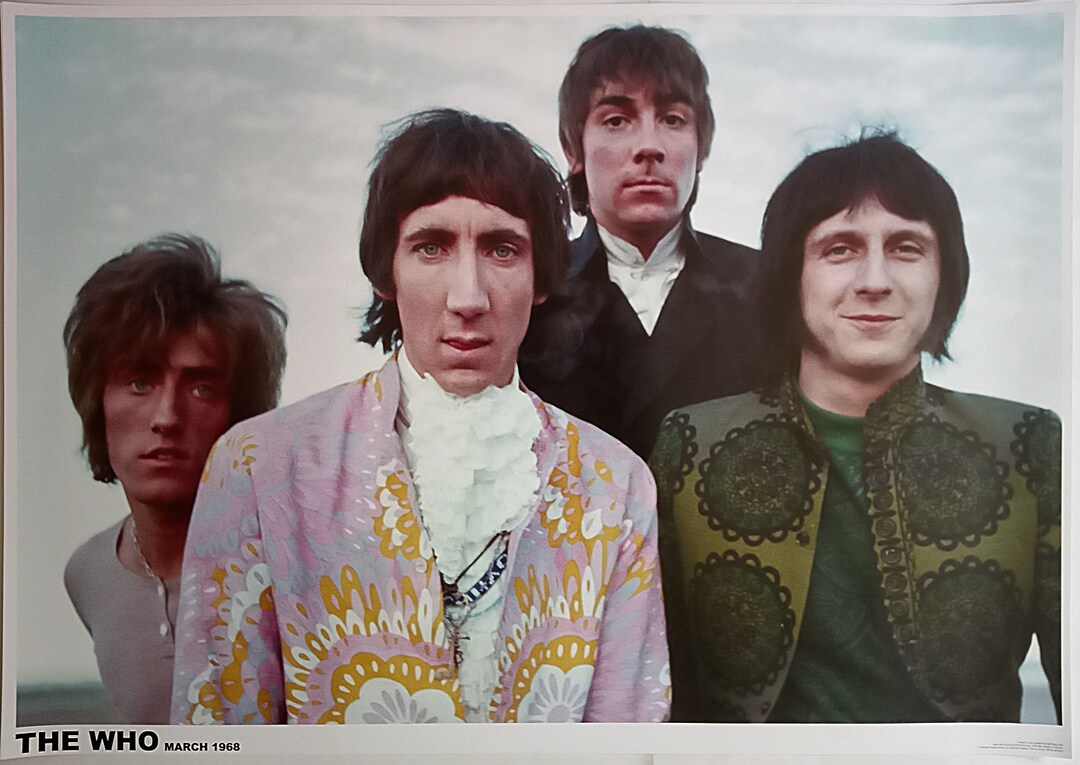 THE WHO Poster Pete Townshend Roger Daltrey 1968 the Who Sell Out ...
