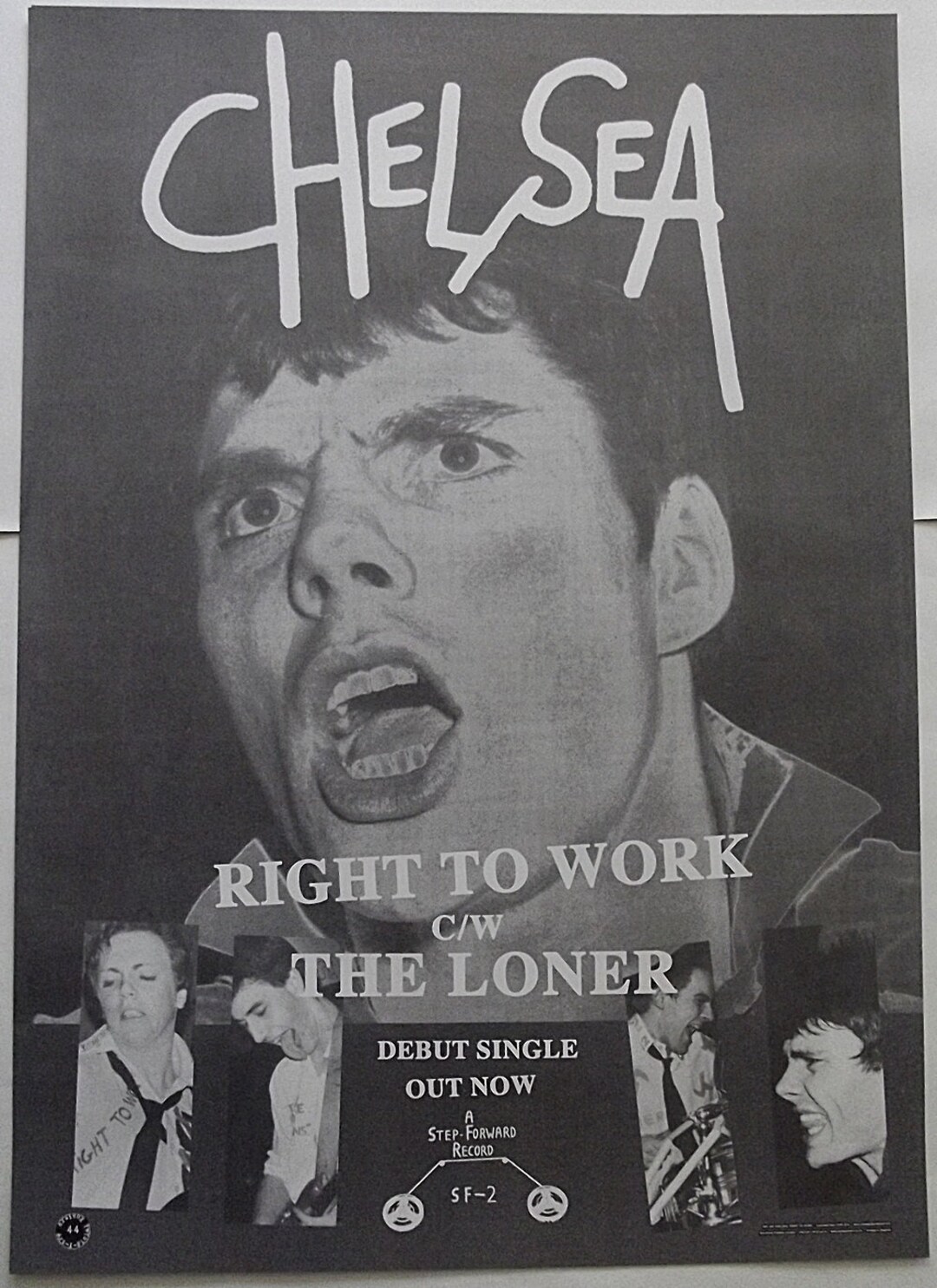 PUNK POSTER CHELSEA Gene October Right to Work Early 2000s Vintage ...