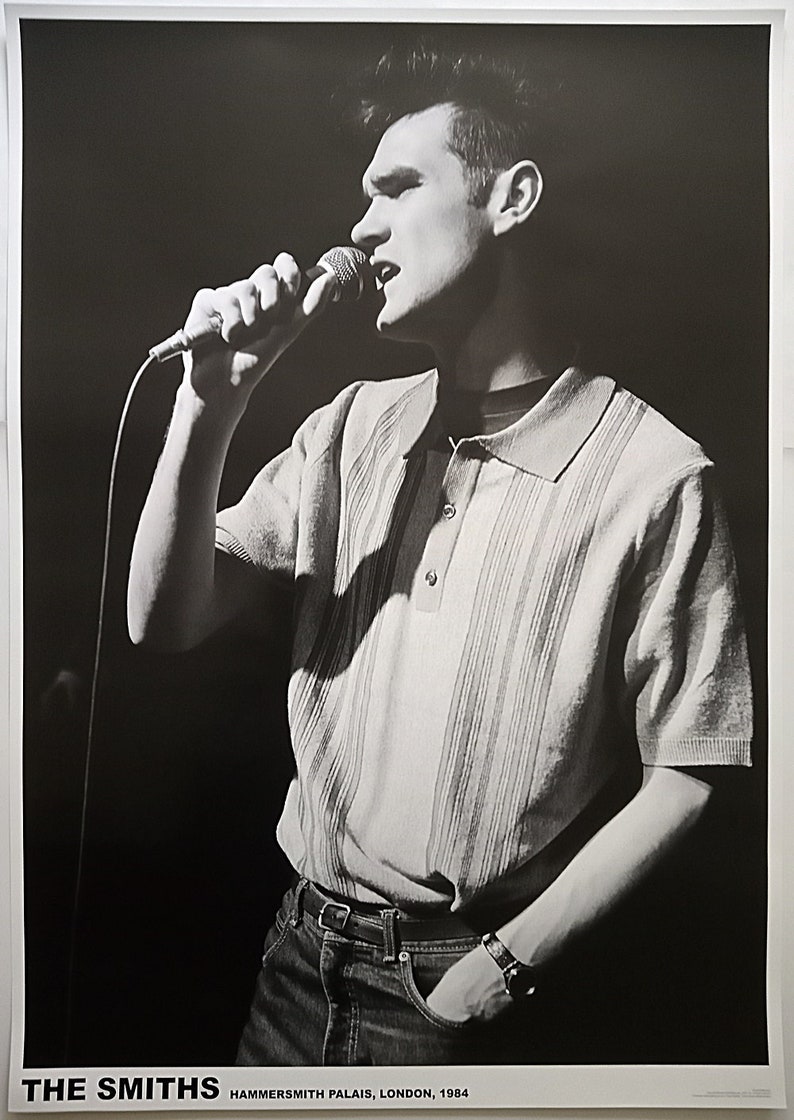 THE SMITHS Poster Morrissey Hammersmith Palais London 1984 33 X 23 ...