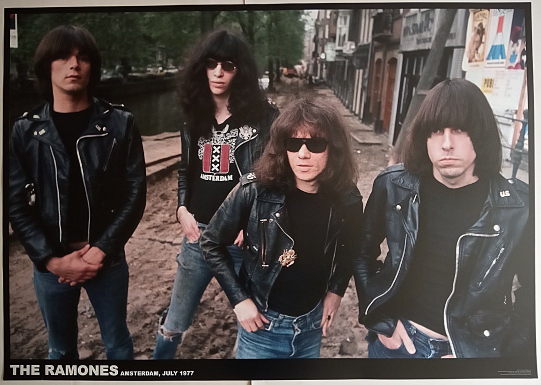 PUNK POSTER the RAMONES Amsterdam July 1977 Leave Home Period - Etsy