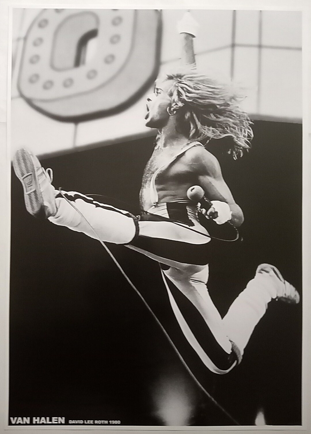 VAN HALEN Poster David Lee Roth on Stage 1980 Women and Children First ...