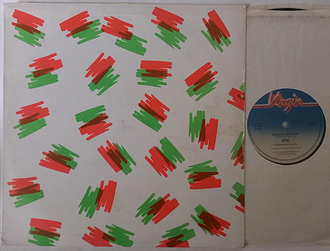 PUNK Vinyl XTC Science Friction 3D EP Original 1977 U.K. 12 Inch Maxi ...