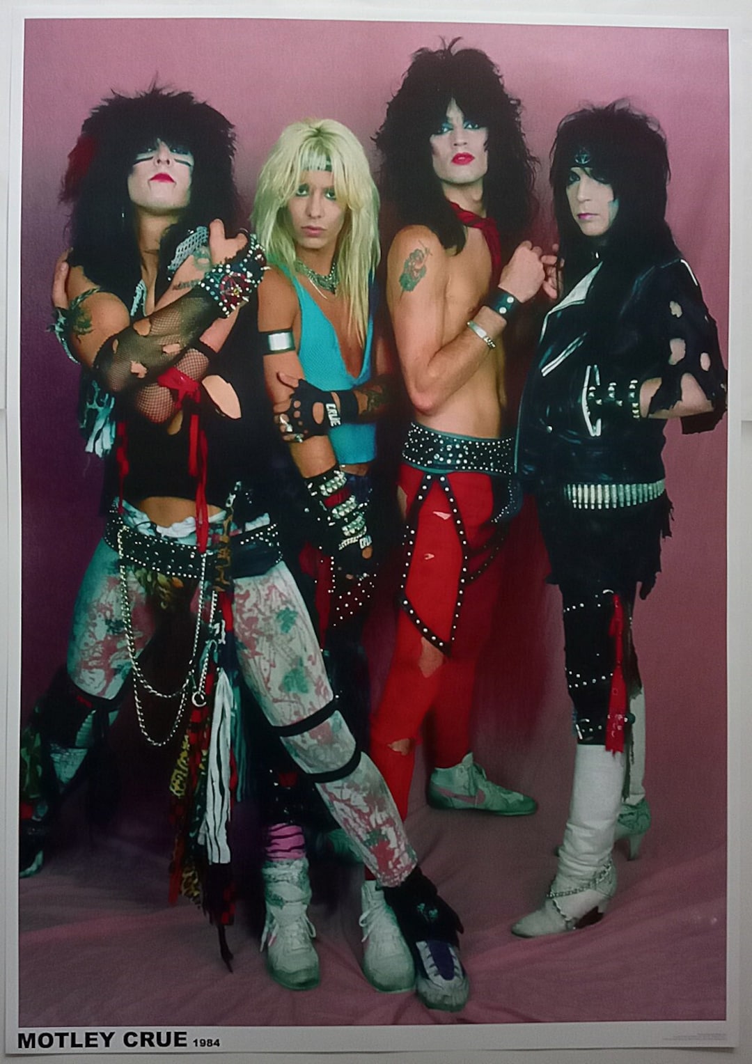 MOTLEY CRUE Poster 1984 Shout at the Devil Era 33 X 23 Inches - Etsy
