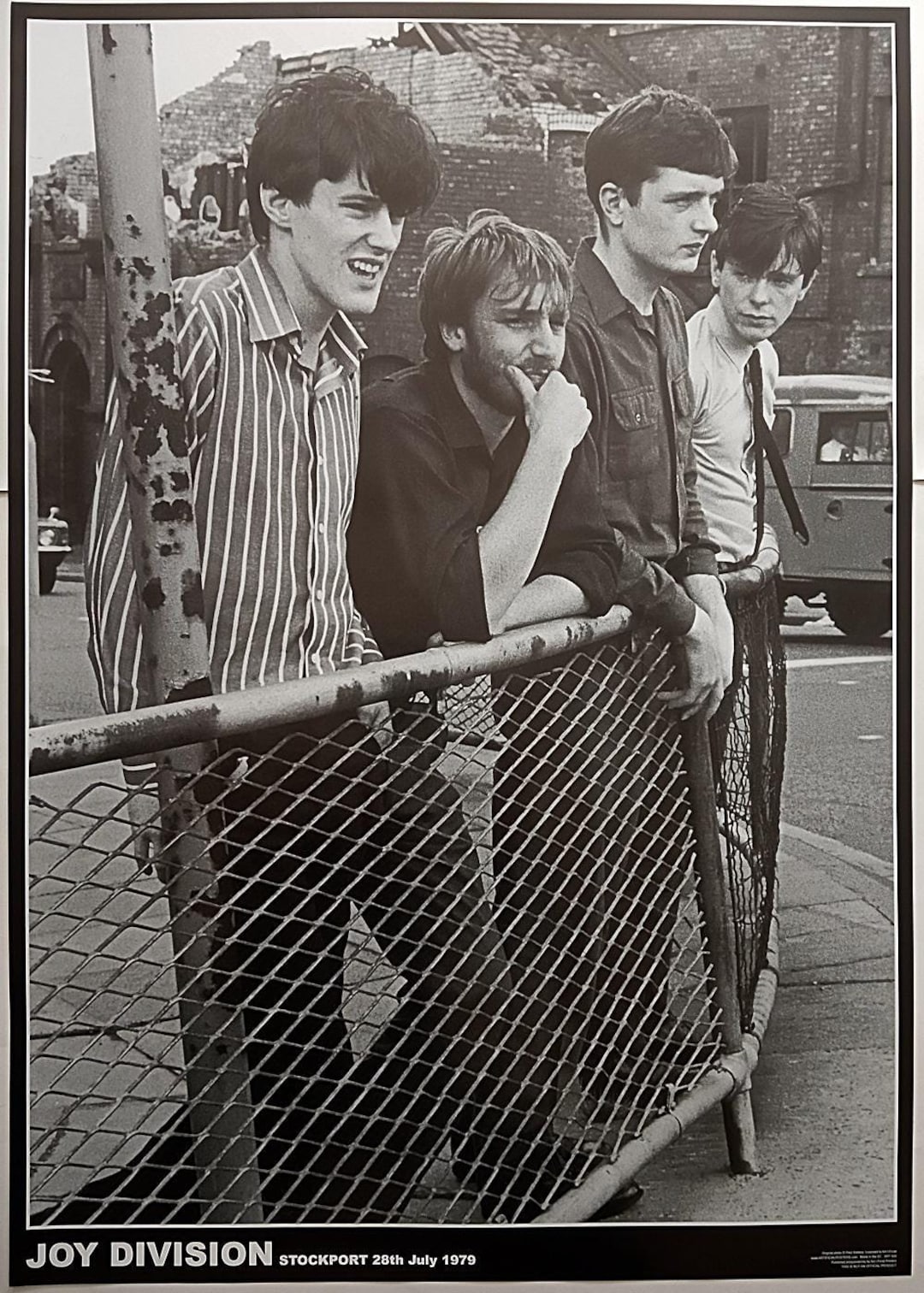 JOY DIVISION Poster Stockport July 1979 Unknown Pleasures Period 33 X ...