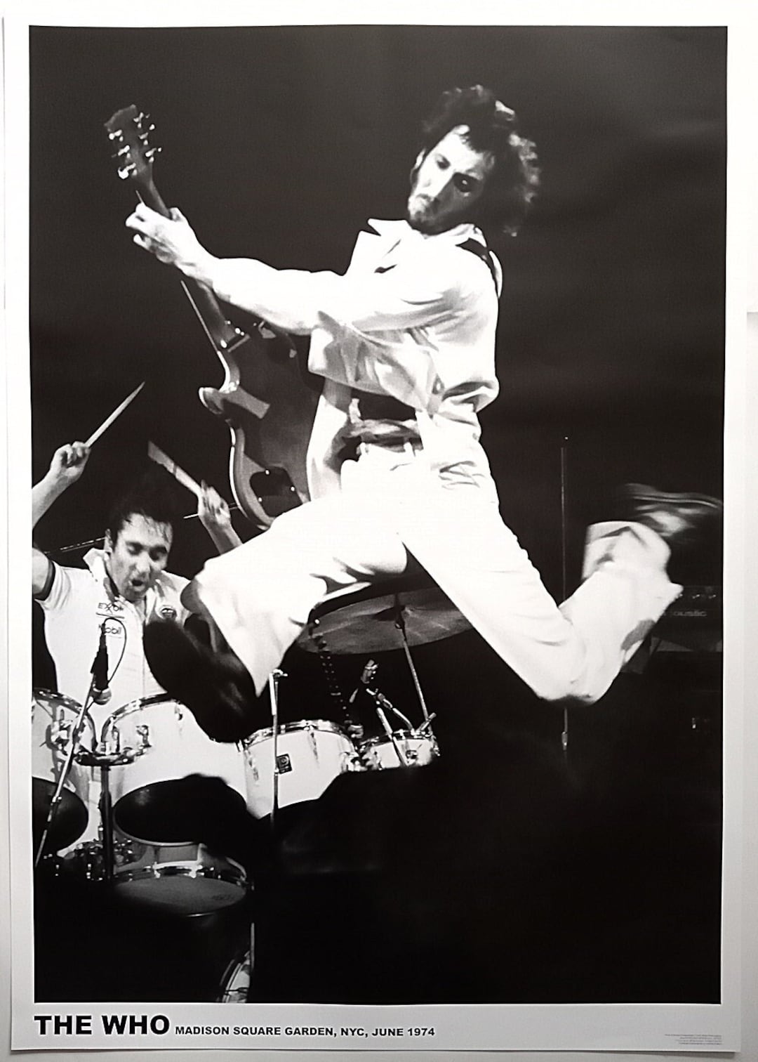THE WHO Poster Pete Townshend Madison Square Garden New York 1974 Odds ...