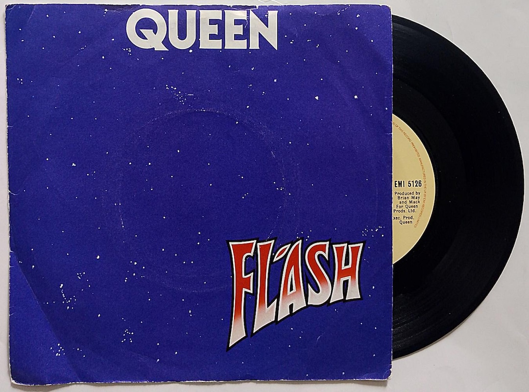 QUEEN Vinyl Freddie Mercury Flash Original 1980 UK 7 Inch Single in ...