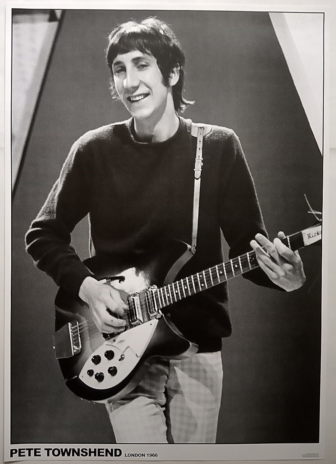 THE WHO Poster Pete Townshend With Rickenbacker Guitar 1966 My ...