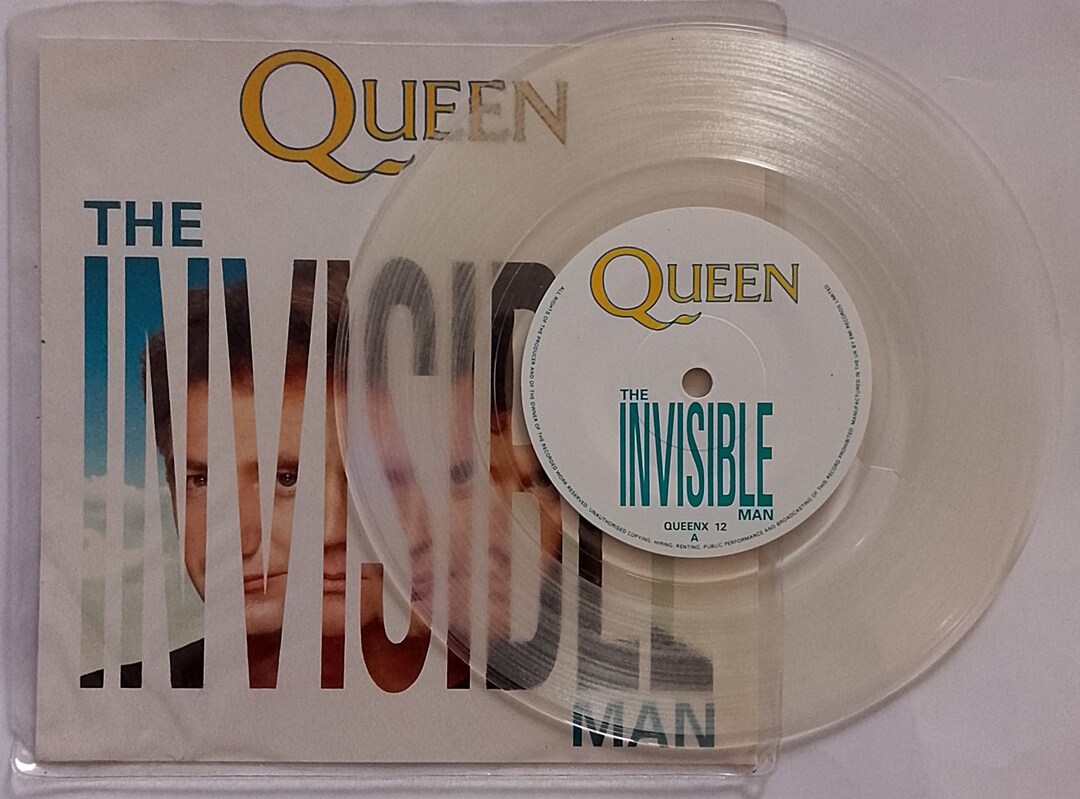 QUEEN Vinyl Freddie Mercury the Invisible Man Original 1989 UK Clear ...