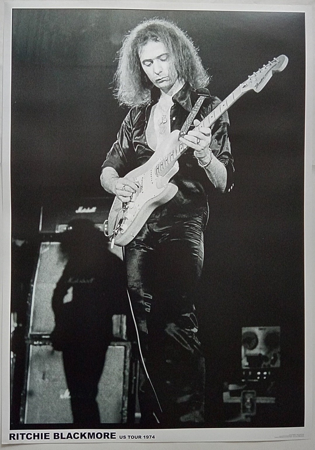 DEEP PURPLE Poster Ritchie Blackmore US Tour 1974 Stormbringer / Burn ...