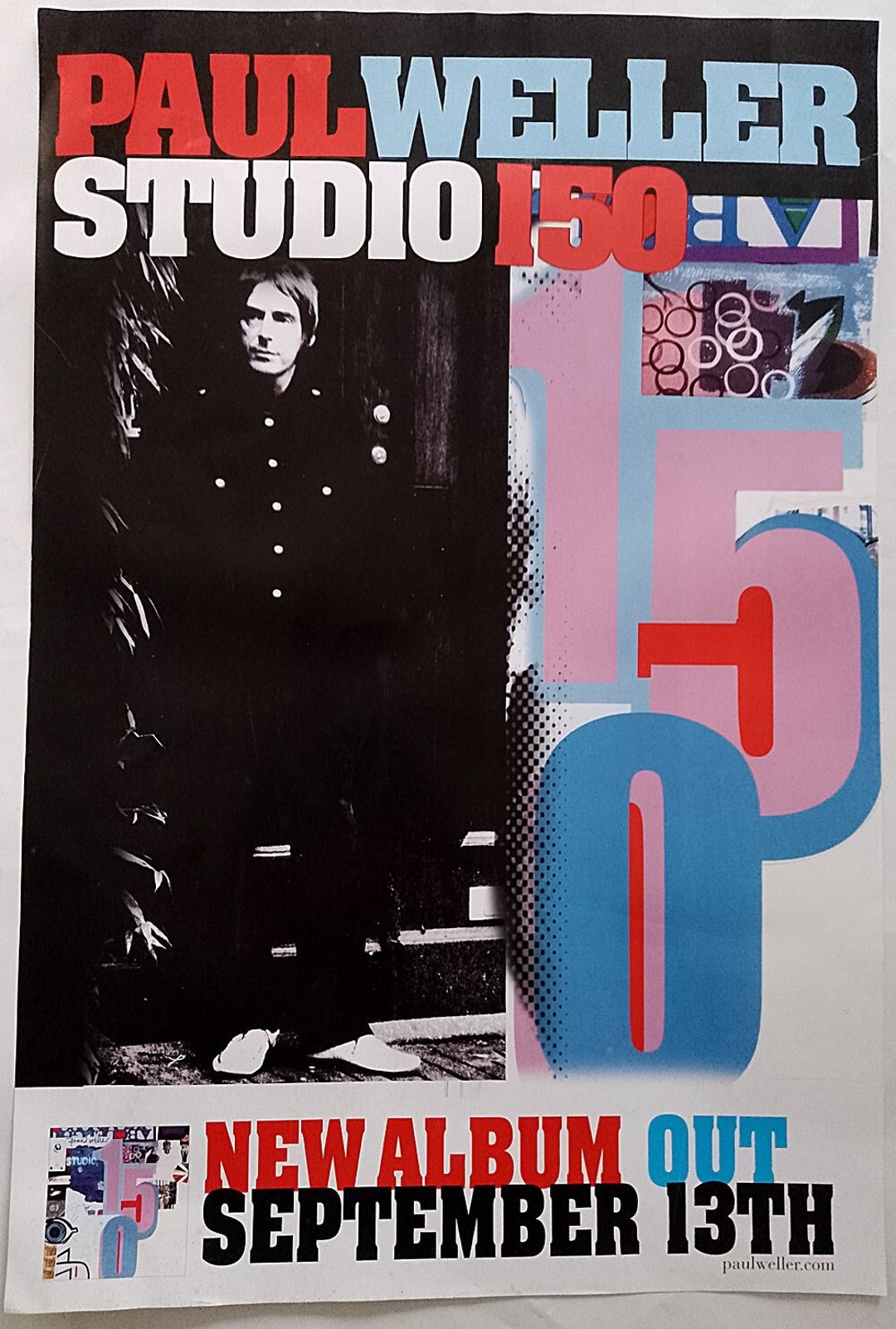 PAUL WELLER Poster Studio 150 the Jam Original 2004 UK Publicity Poster ...