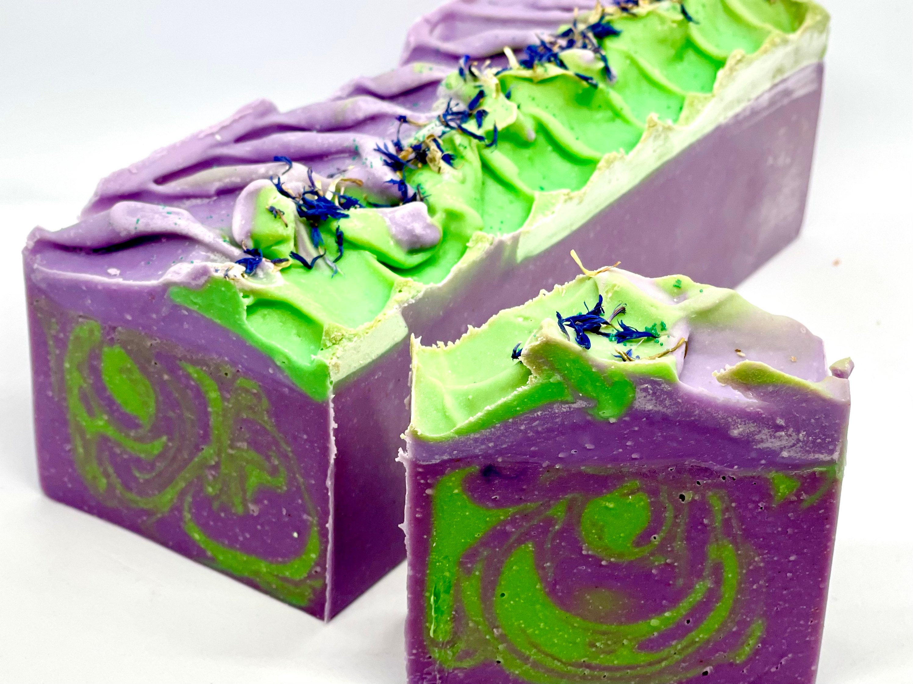 Ube & Pandan Soap Handmade With Real Ube | Etsy