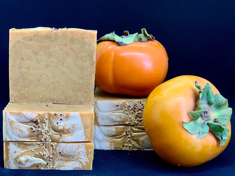 Persimmon Soap Made With Real Organically Grown Persimmon | Etsy