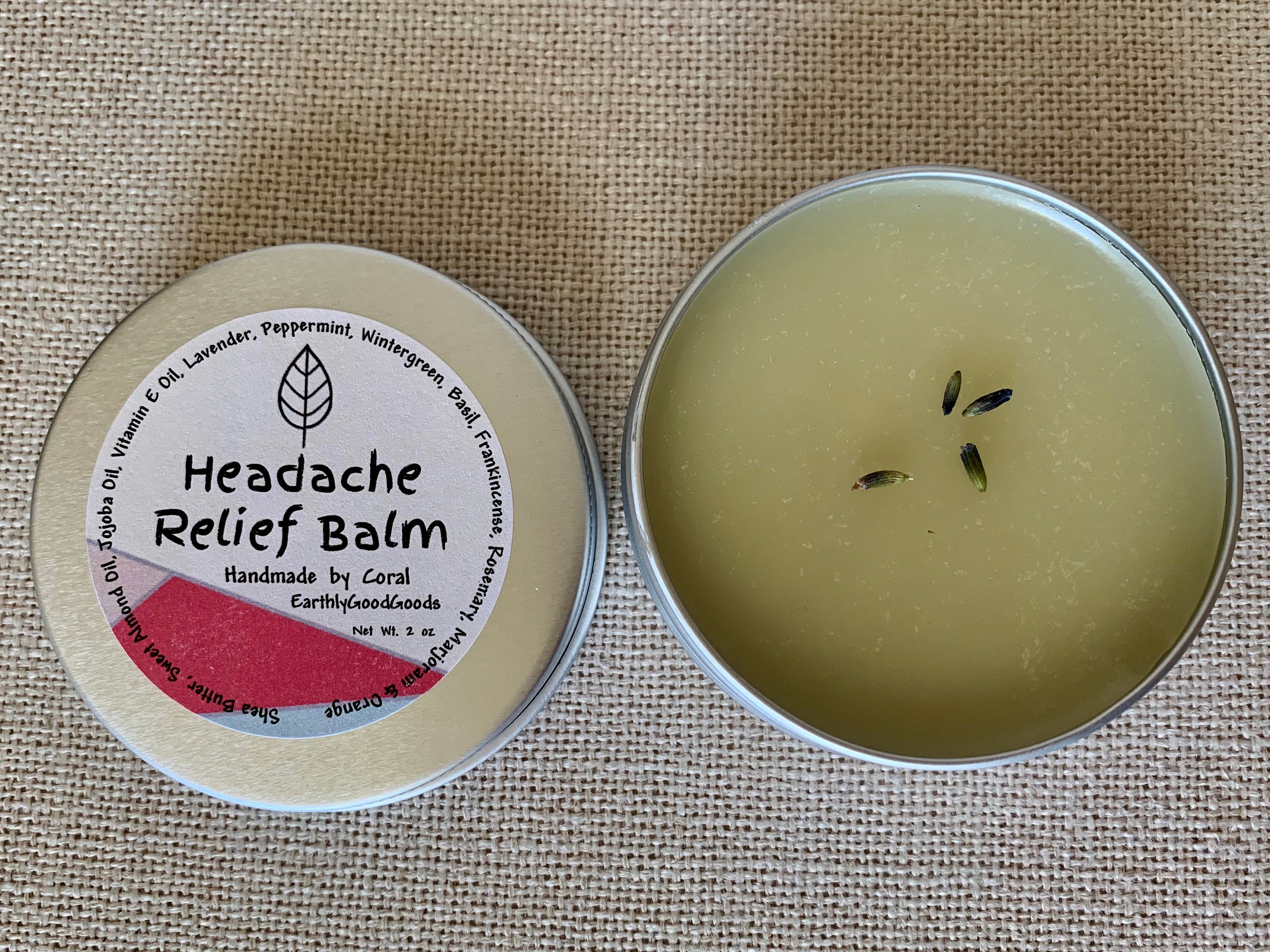 Headache Relief Balm | Etsy
