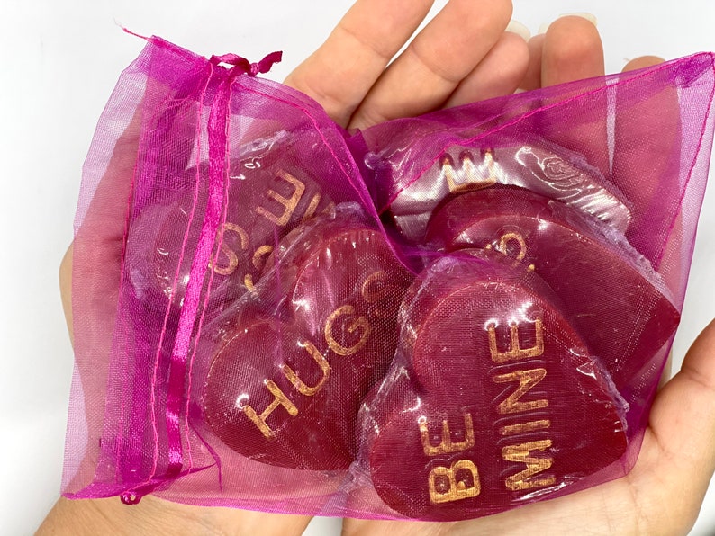 Conversation Hearts Soap - Etsy