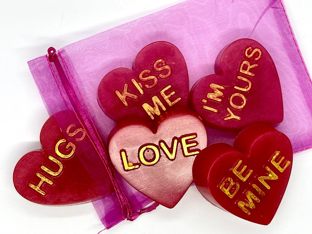 Conversation Hearts Soap Etsy