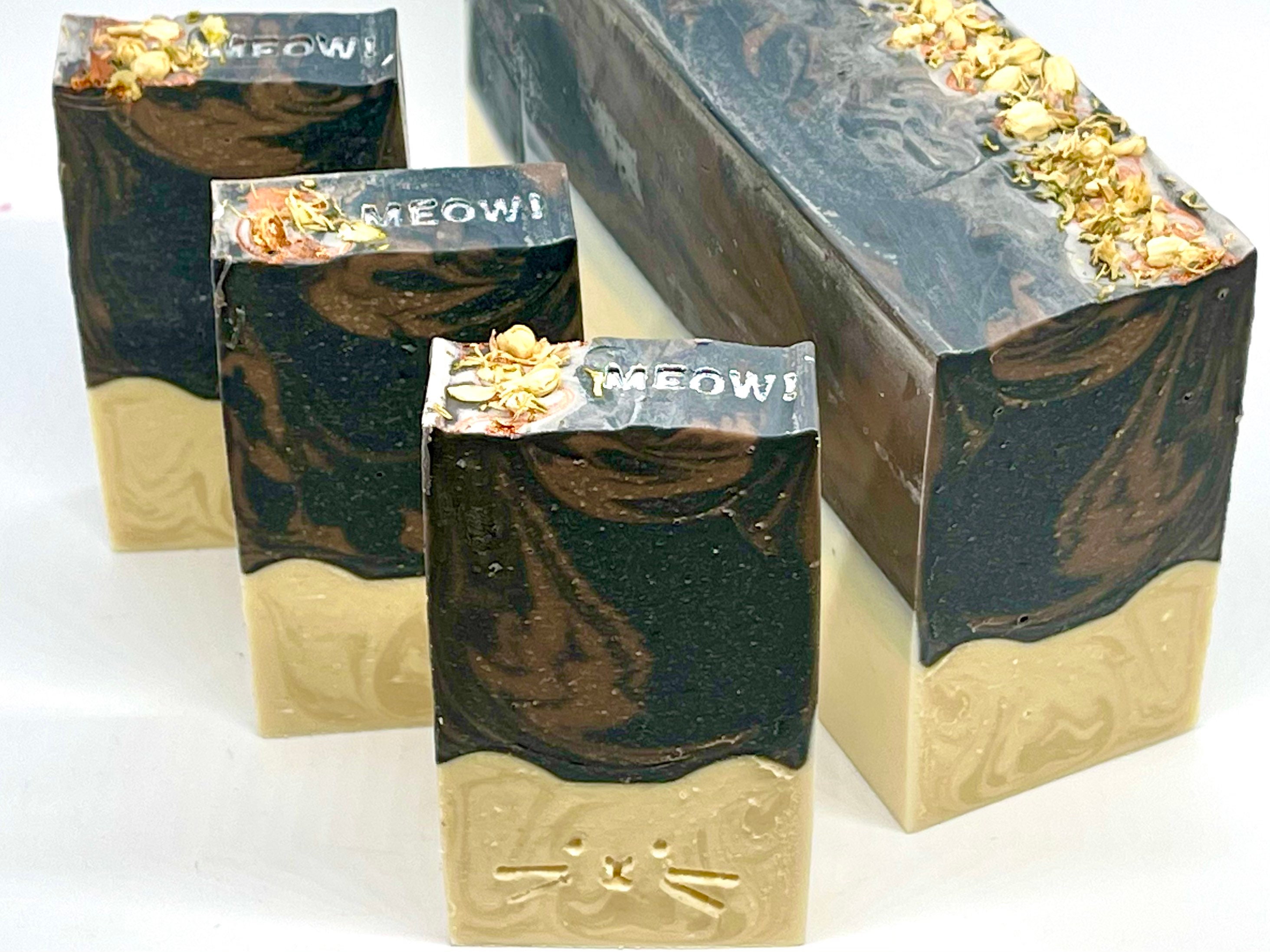 Goat Milk & Charcoal Kitty Soap | Etsy