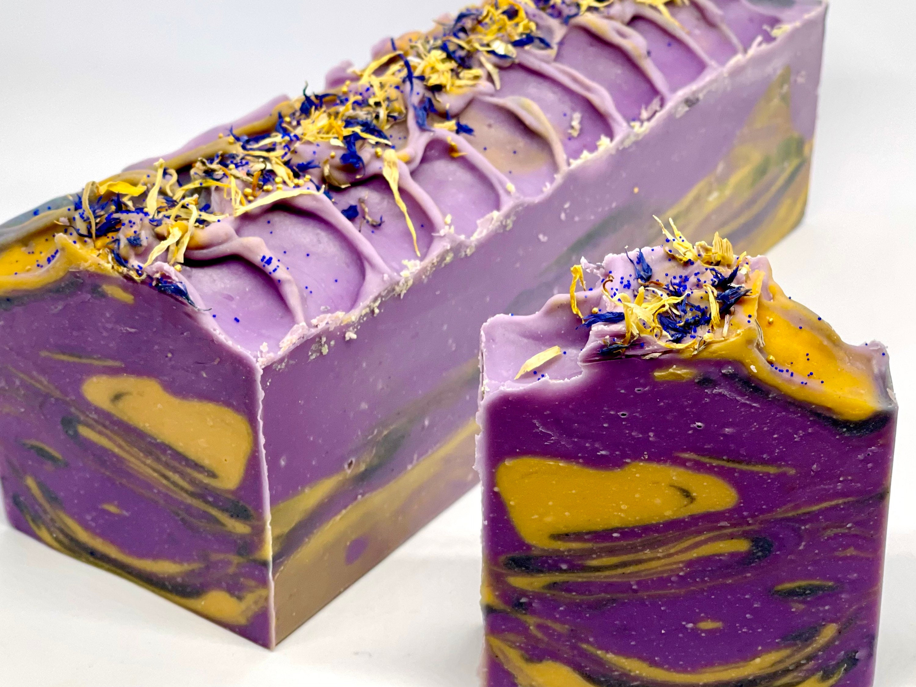 Ube & Pandan Soap Handmade With Real Ube! - Etsy