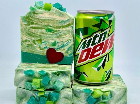 Morning Dew Soap Handmade With Mountain Dew - Etsy