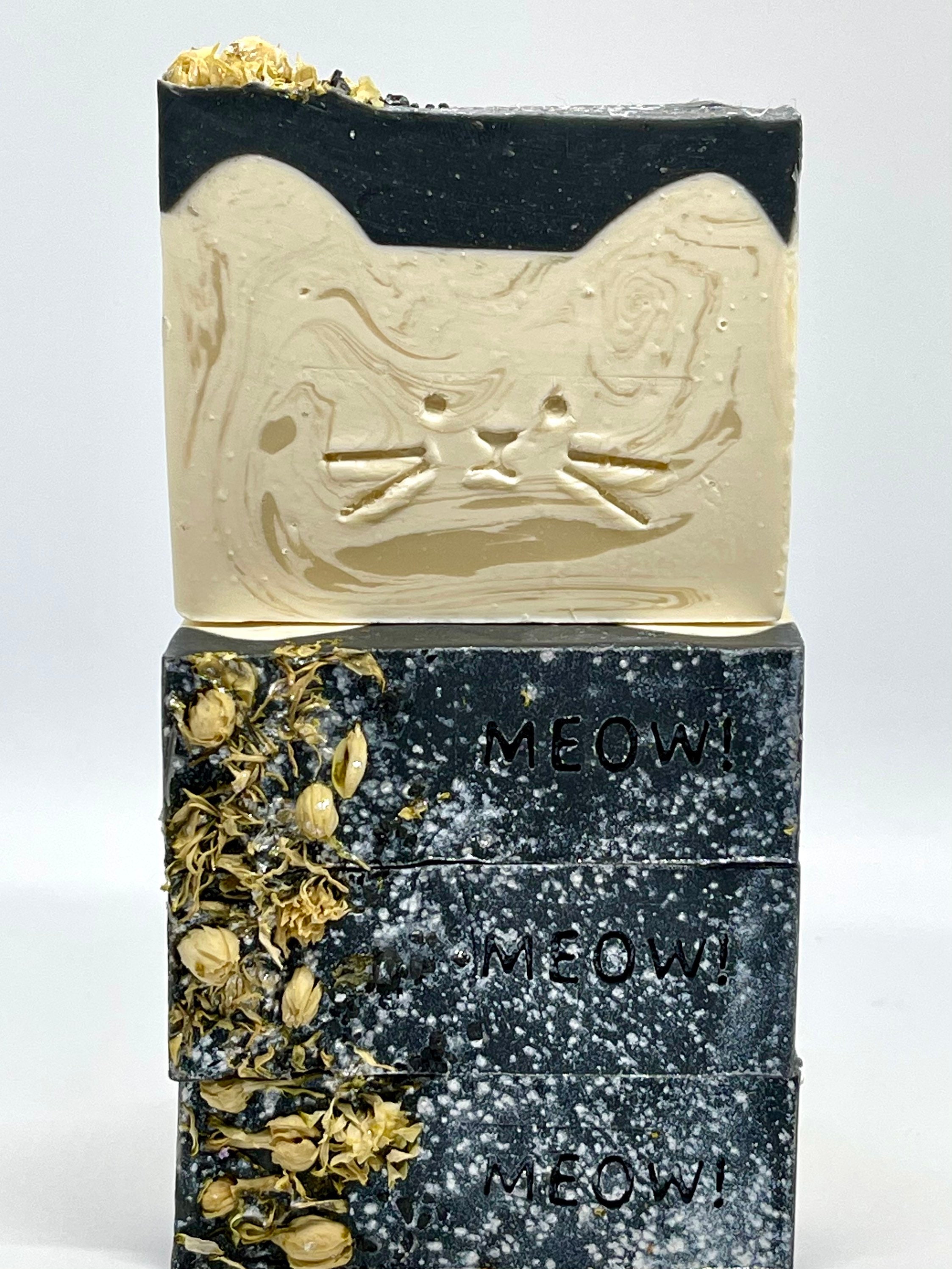 Goat Milk & Charcoal Kitty Soap - Etsy